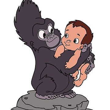 "Baby Tarzan Sticker" Shower Curtain for Sale by haleyntacos | Redbubble