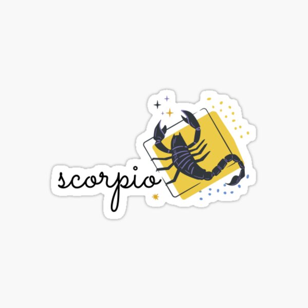 "scorpio sticker" Sticker by yolandalizbeth | Redbubble