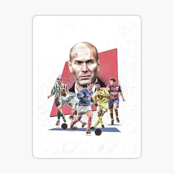 "Zinédine Zidane Art" Sticker for Sale by bocilnew671 | Redbubble