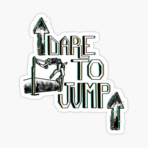 "High Jump" Sticker by shividivi | Redbubble