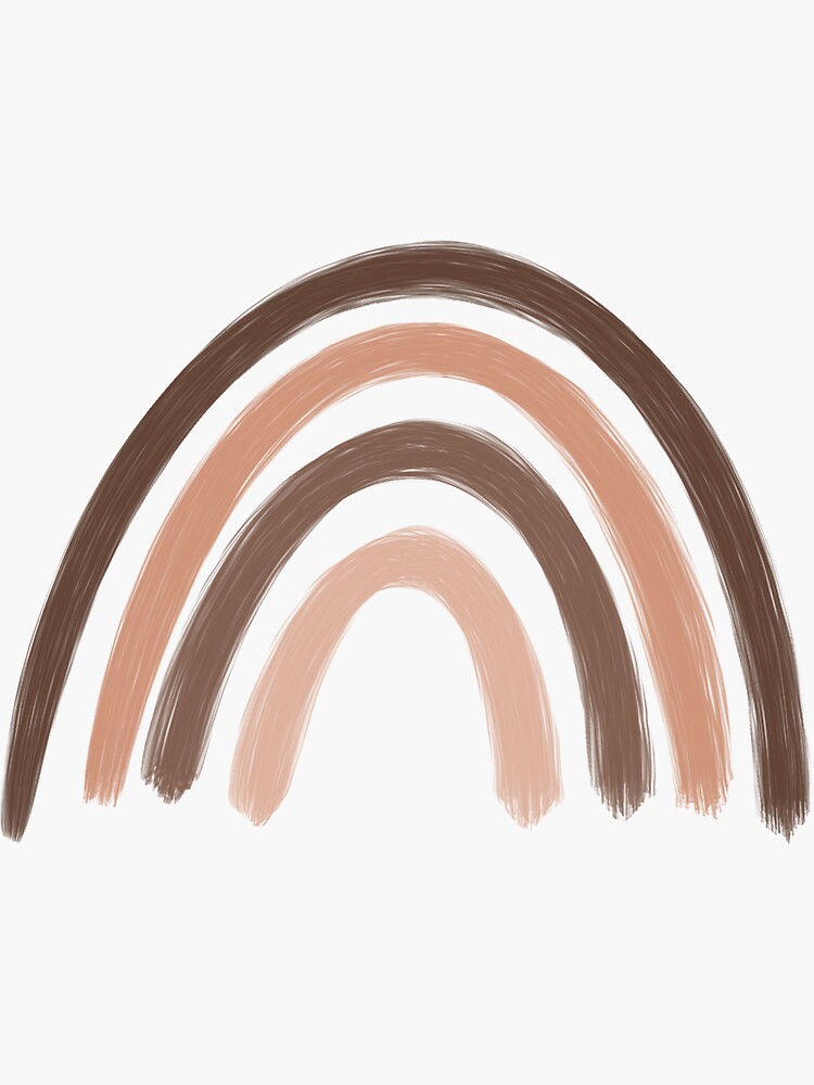 "Skin tone rainbow- proceeds will be donated to support BLM" Sticker ...