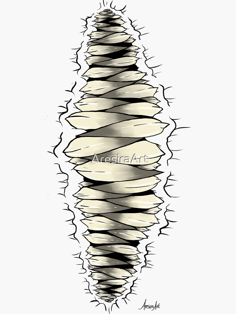 "Monster Teeth" Sticker by AresiraArt | Redbubble