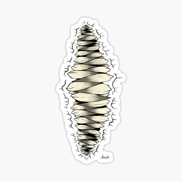 "Monster Teeth" Sticker by AresiraArt | Redbubble