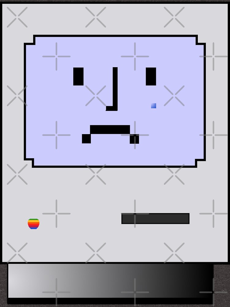 "Sad Mac" T-shirt for Sale by mrtylerlarson | Redbubble | sad mac t ...