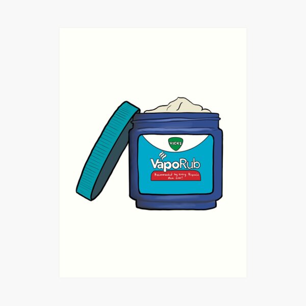 "Vaporub ointment drawing sticker Mexican Hispanic " Art Print for Sale ...