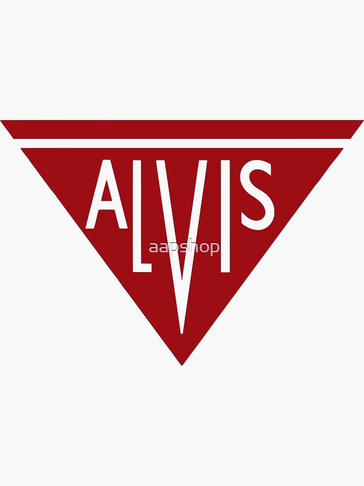"Alvis automobiles classic car logo remake" Sticker for Sale by aapshop ...