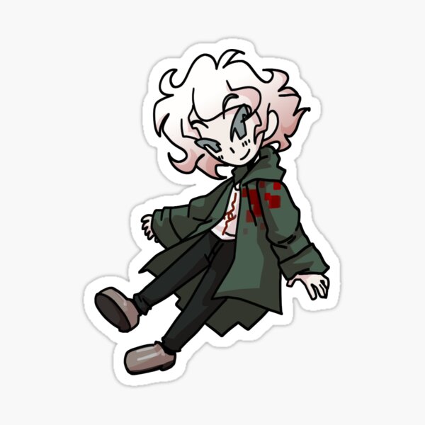 "Nagito Komaeda" Sticker by cabinetofhorror | Redbubble