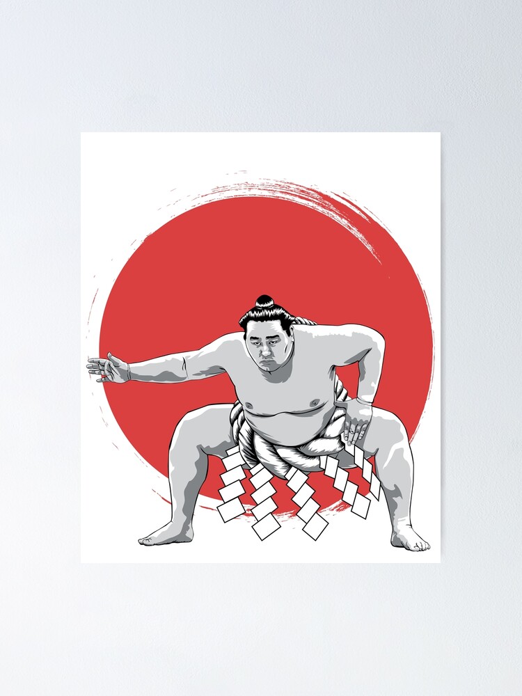 "Japanese sumo " Poster by ladybugjapan | Redbubble