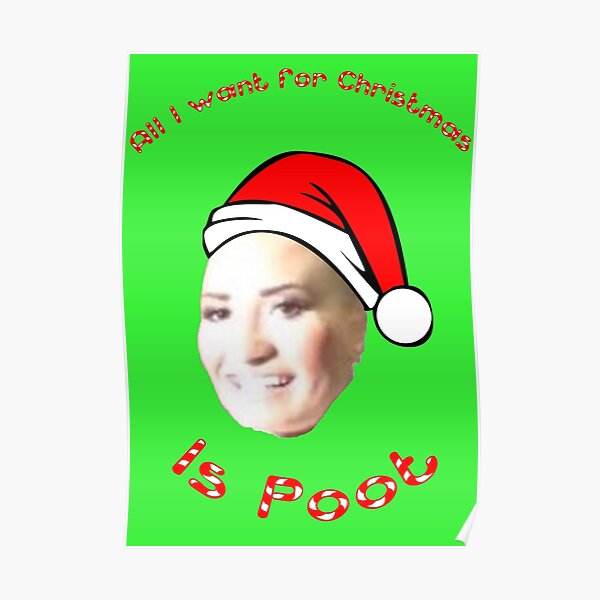 "POOT LOVATO MEME" Poster by Luckythelab | Redbubble