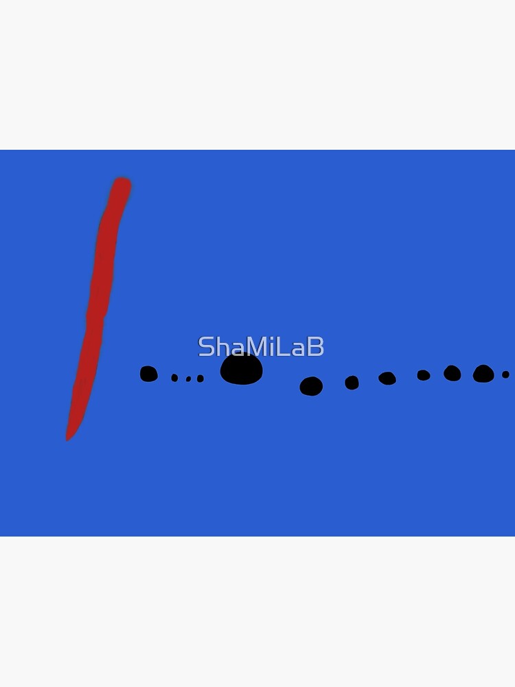 "Bleu II - Joan Mirò" Poster for Sale by ShaMiLaB | Redbubble