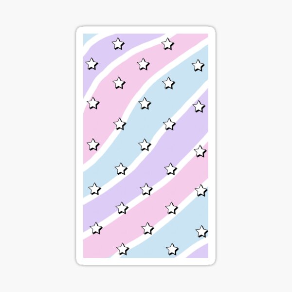 "Pastel VSCO Star Pattern" Sticker for Sale by DONTGOGHBABE | Redbubble