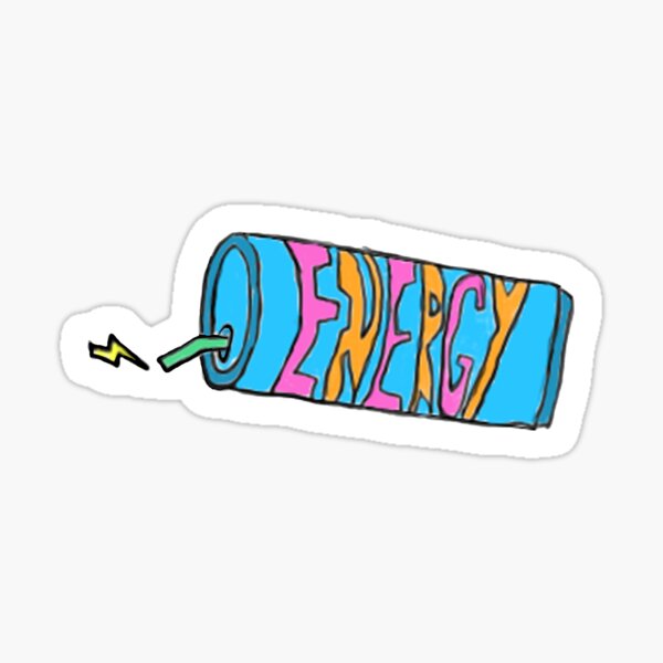 "energy drink" Sticker for Sale by lievbeth | Redbubble
