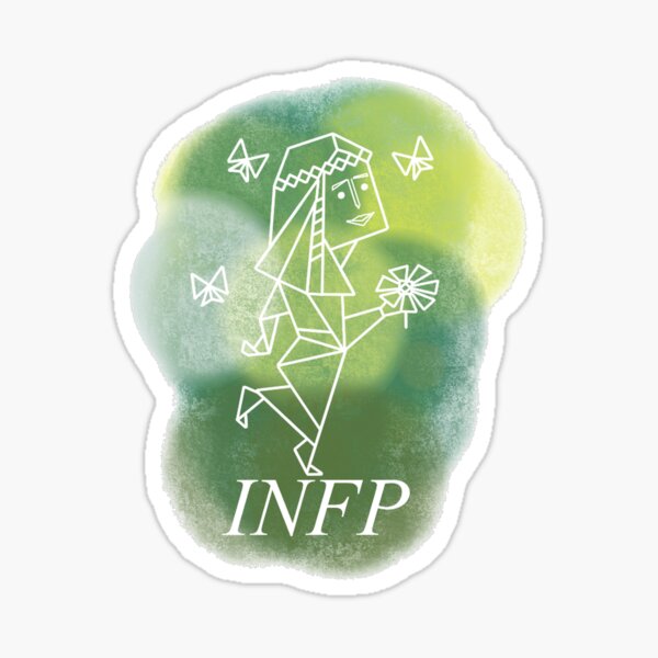 "INFP - The Mediator" Sticker by ArtyArtisticART | Redbubble