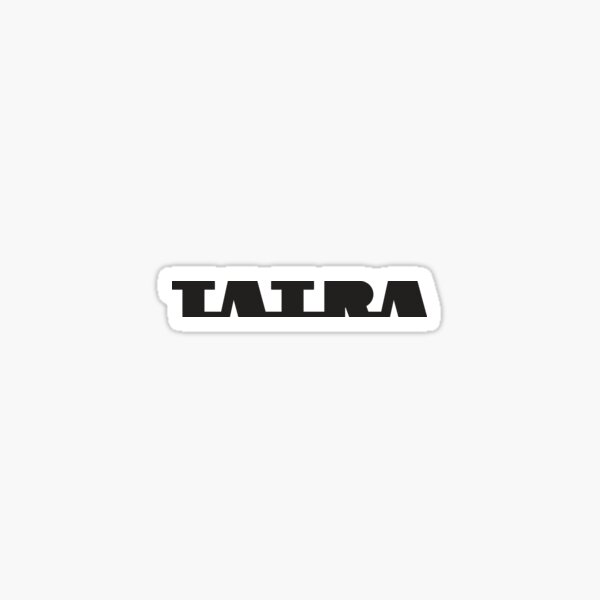 "Tatra Classic Czech car logo - black" Sticker for Sale by retropetrol ...