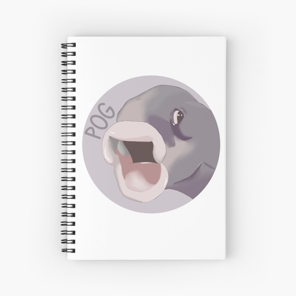 "Pog Fish is Pogging Sticker" Sticker for Sale by L-monade | Redbubble
