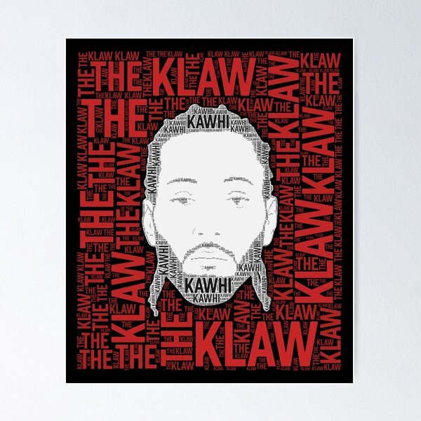 "kawhi leonard the klaw" Poster by COURT-VISION | Redbubble