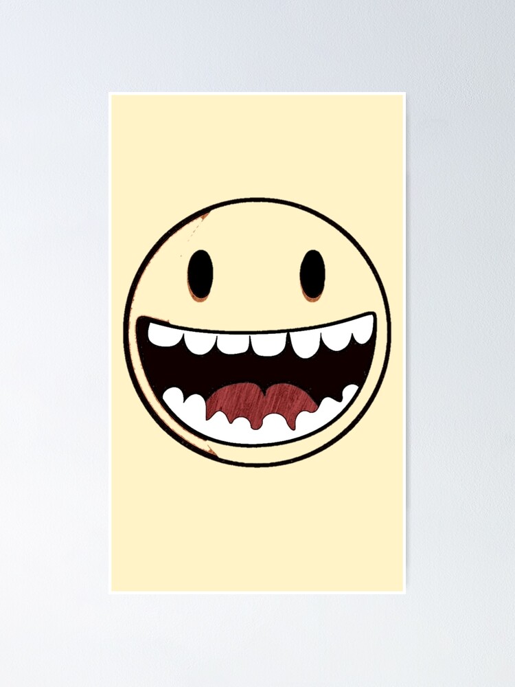 "smiley face emoji" Poster by Djuans-store | Redbubble