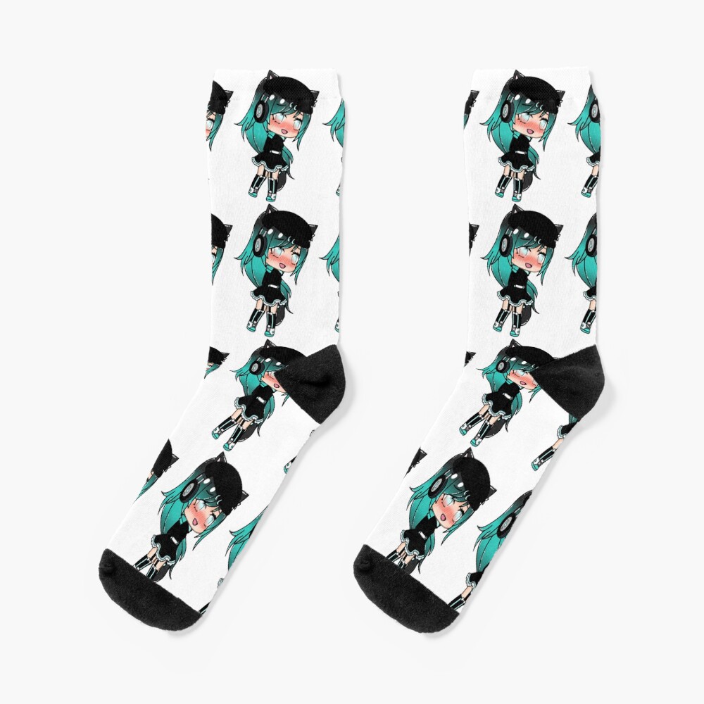 "Kawaii Gacha Girl Gacha life series " Socks by sadek | Redbubble