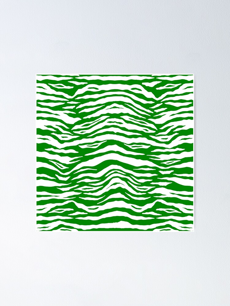 "Green Zebra Print Pattern " Poster for Sale by MyTribePatterns | Redbubble