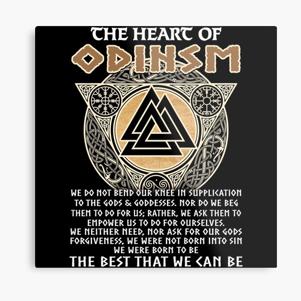 Odinism Metal Prints | Redbubble