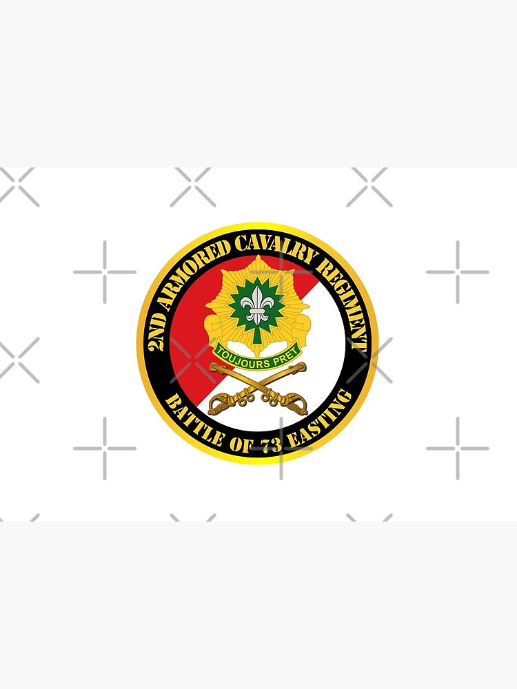 "Army - 2nd Armored Cavalry Regiment DUI - Red White - Battle of 73 ...