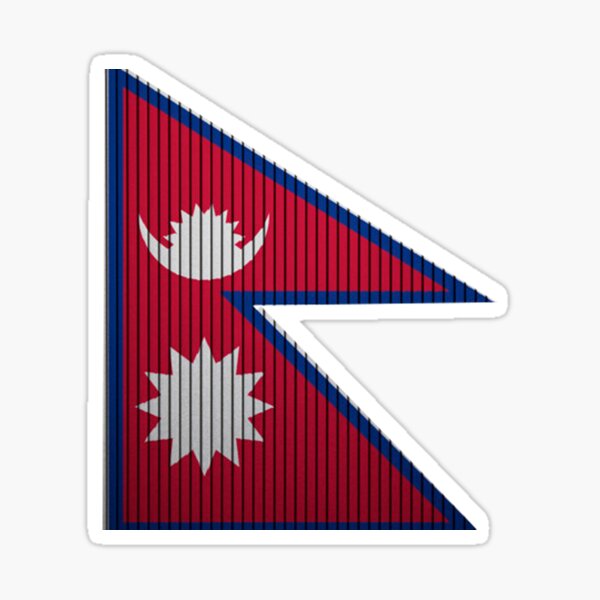 "Nepal flag" Sticker for Sale by tamrakarasis | Redbubble