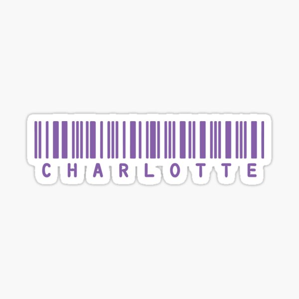 "Charlotte" Sticker by isobelporteous | Redbubble