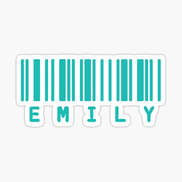 "Emily" Sticker by isobelporteous | Redbubble
