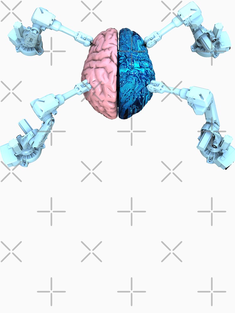 "Cyborg brain" T-shirt by solcansergiu | Redbubble | 3d t-shirts ...