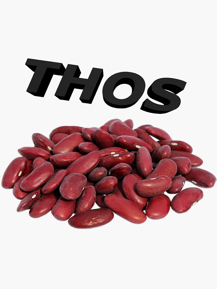 "THOS BEANS" Sticker for Sale by Glover-64 | Redbubble