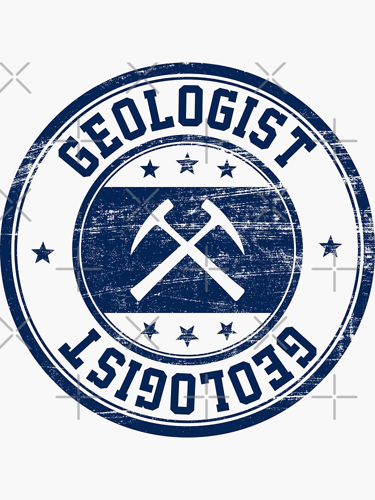 "Geologist #1" Sticker for Sale by SalahBlt | Redbubble