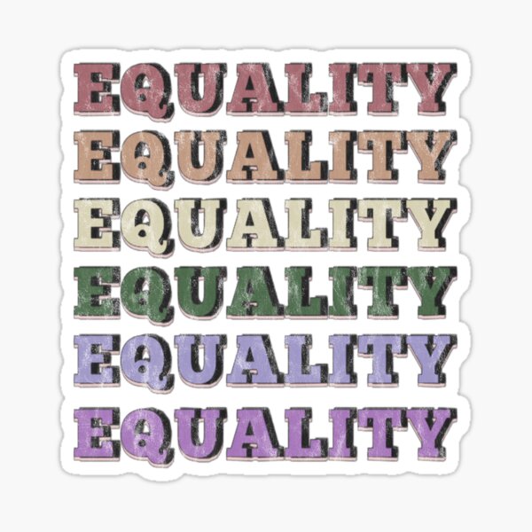 "Equality, human rights, black lives matter, LGBTQ, rainbow, vintage ...