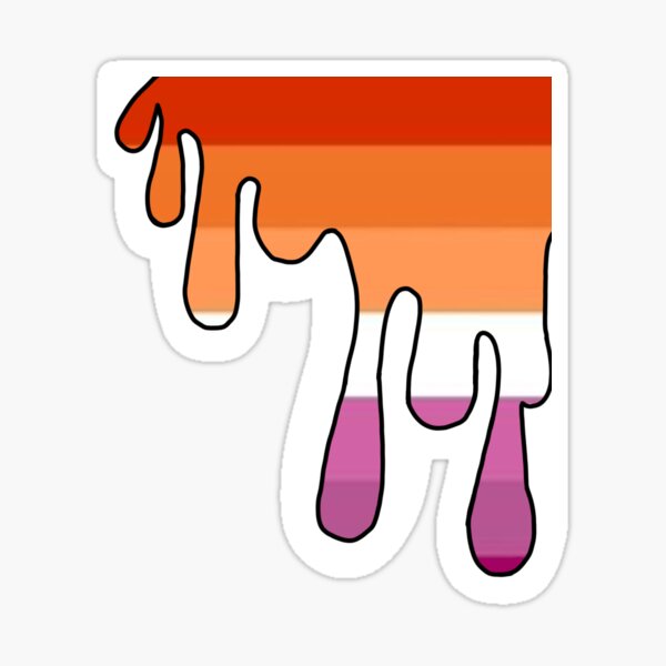 Lesbian Pride Sticker For Sale By Tandyn Aly Redbubble