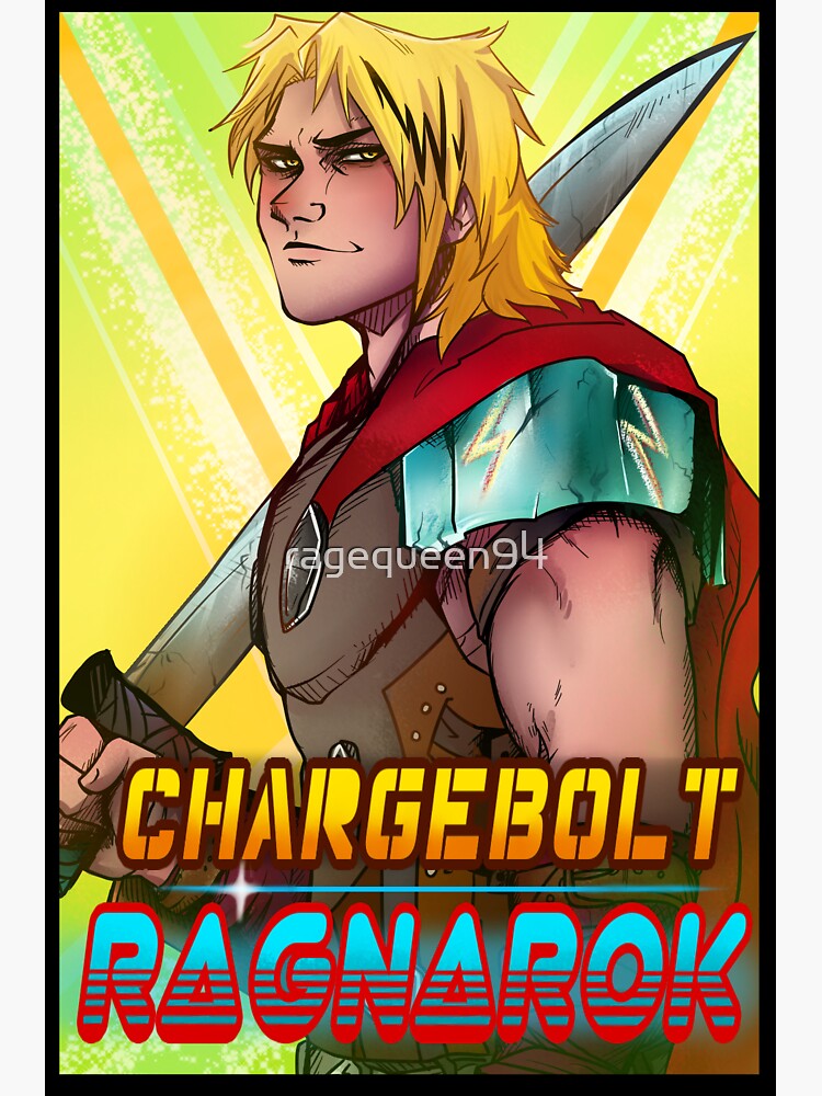 "Chargebolt Ragnarok" Sticker by ragequeen94 | Redbubble