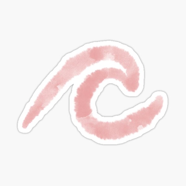 "Pink wave" Sticker by Isavargas | Redbubble