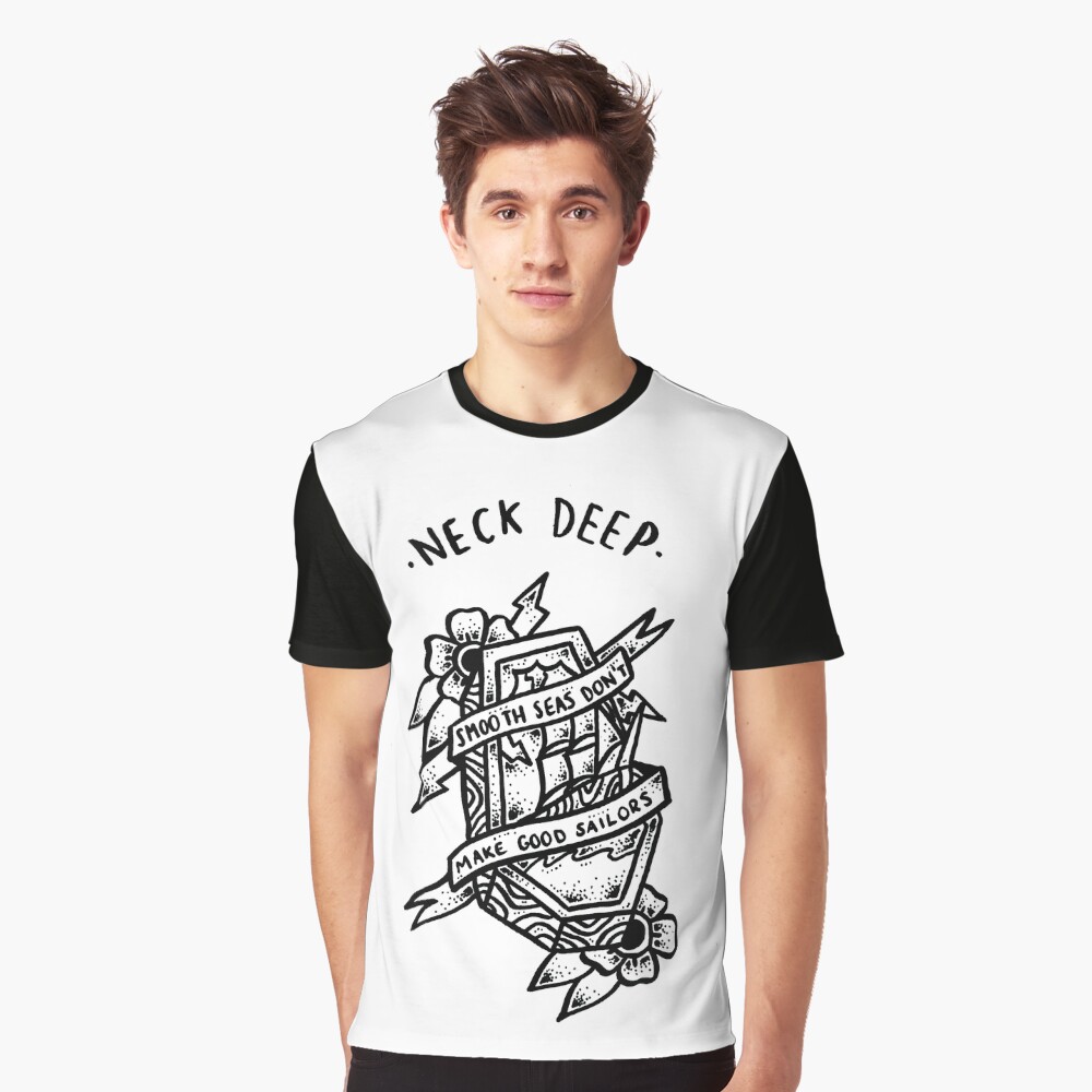 "Neck Deep" Sticker for Sale by ivyklomp | Redbubble