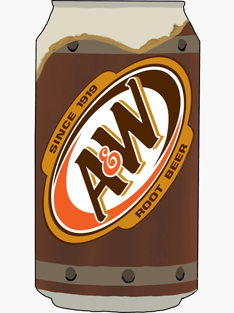 "A&W Root Beer" Sticker for Sale by AriEli | Redbubble
