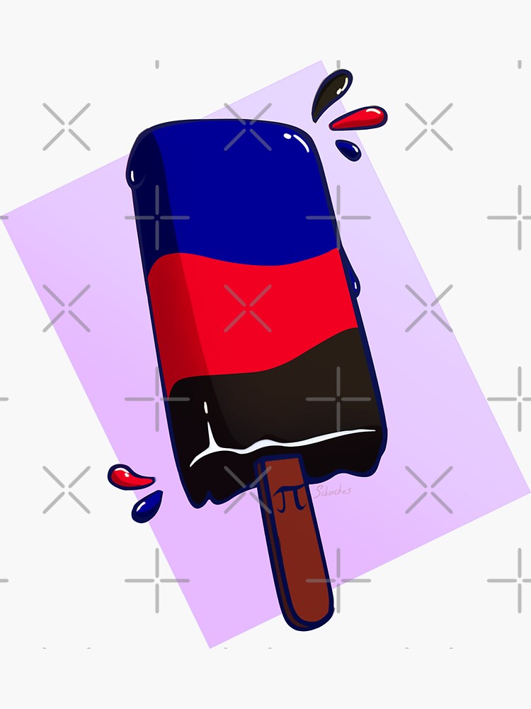 "poly pop" Sticker by Sckorches | Redbubble