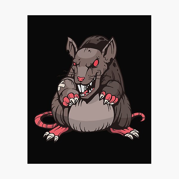 Angry Rat Photographic Prints | Redbubble