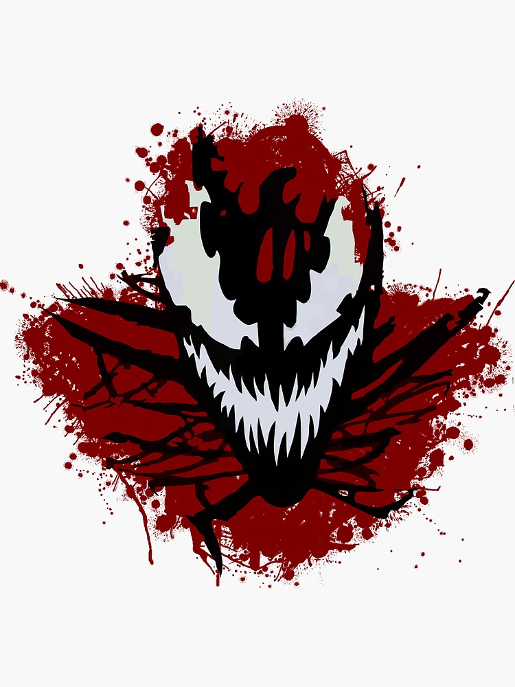 "Carnage Smile" Sticker for Sale by marlf | Redbubble