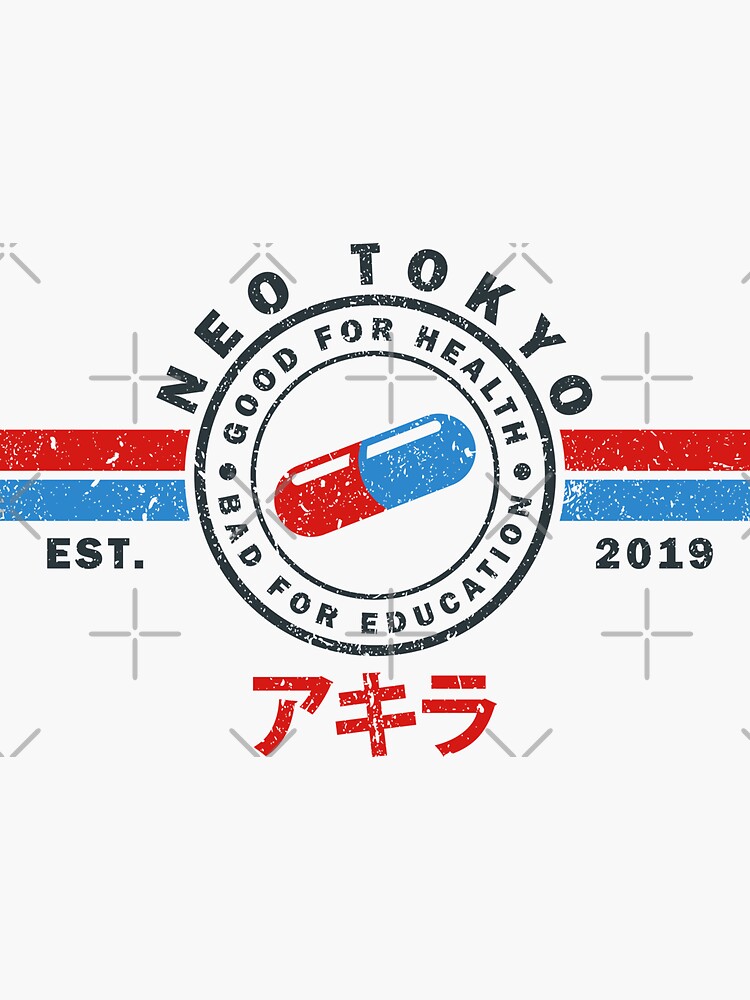 "The Capsules - Akira - Neo Tokyo 2019" Sticker for Sale by sachpica ...