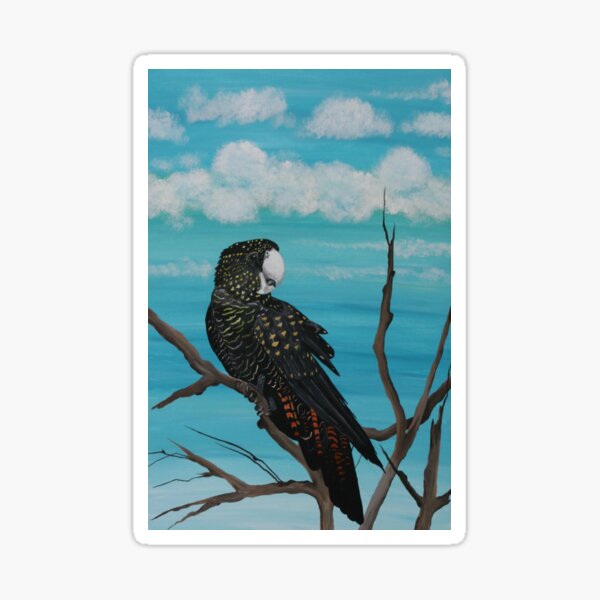 "'BLACK COCKY'" Sticker for Sale by jansimpressions | Redbubble