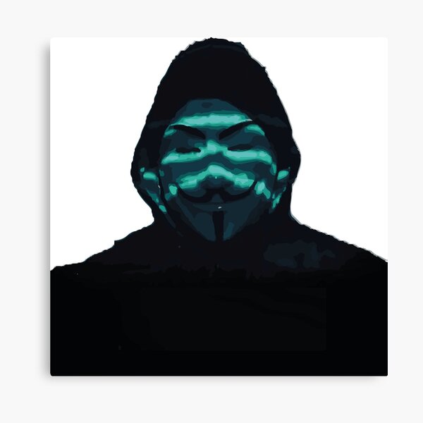 Anonymous Hackers Canvas Prints | Redbubble