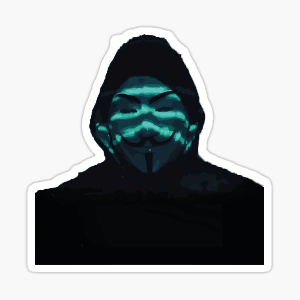 Anonymous Stickers | Redbubble