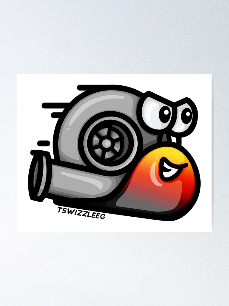 "Turbo Snail - Volcano" Poster for Sale by TswizzleEG | Redbubble