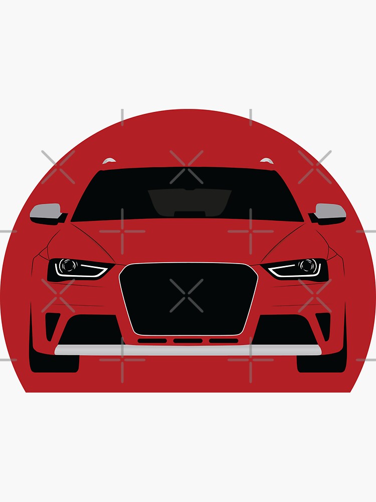 "B8 Avant Simplistic design " Sticker by ApexFibers | Redbubble