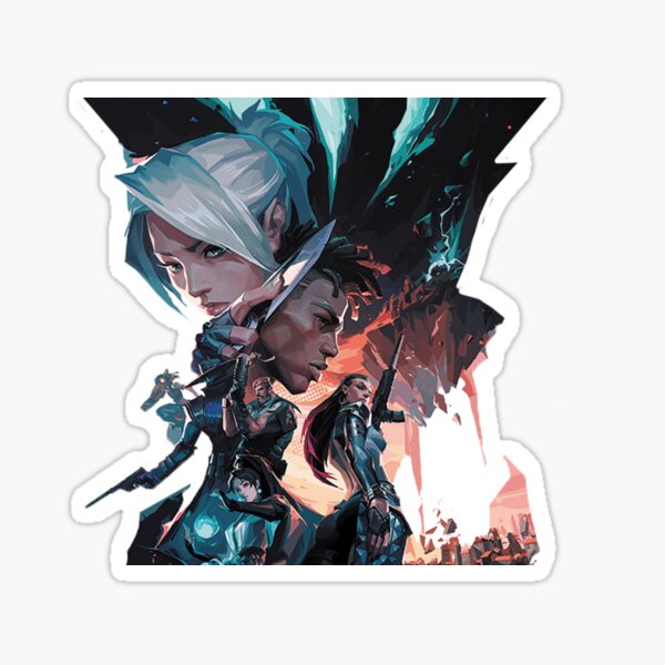 Valorant Logo Stickers | Redbubble
