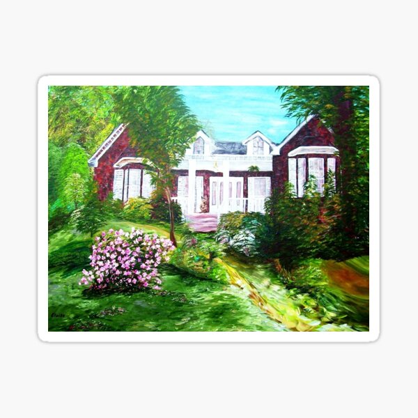 "Country Estate" Sticker for Sale by EloiseArt | Redbubble