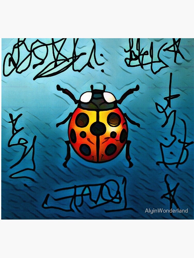 "Lady bug / graffiti art / Lady bug pillow" iPhone Wallet for Sale by ...