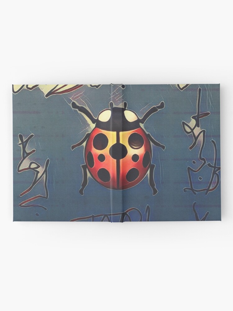 "Lady bug / Graffiti art canvas / Lady bug print" Hardcover Journal for ...